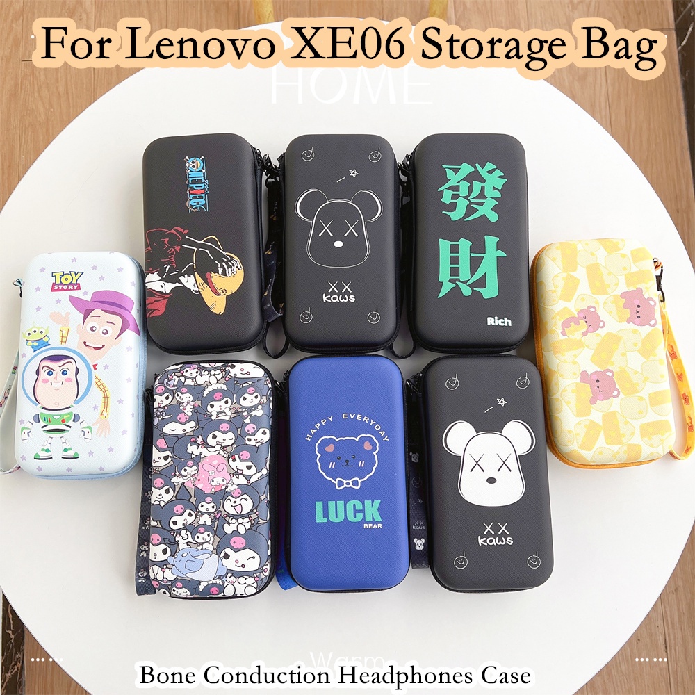【Fast Shipment】For Lenovo XE06 Bone Conduction Headphones Case Cartoon ...