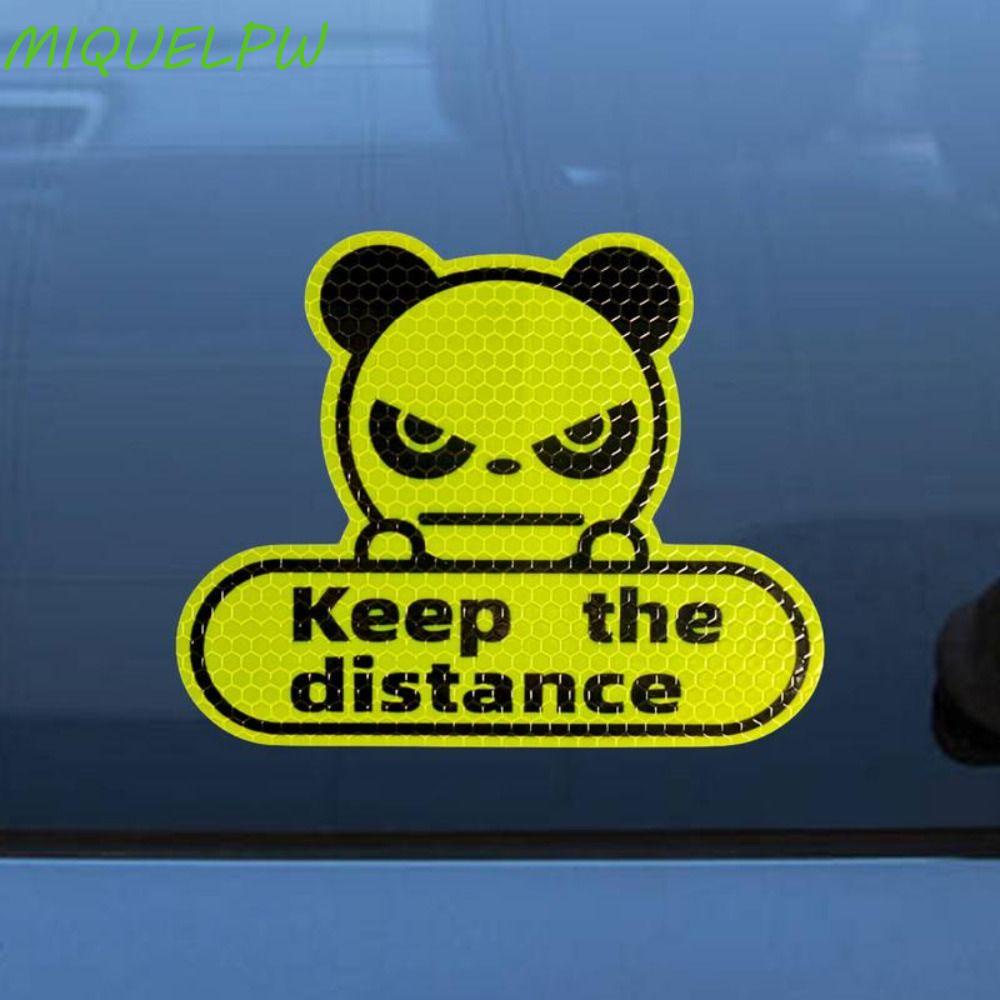 MIQUELPW Keep Distance Sticker Fashion Fluorescent Accessories Car ...