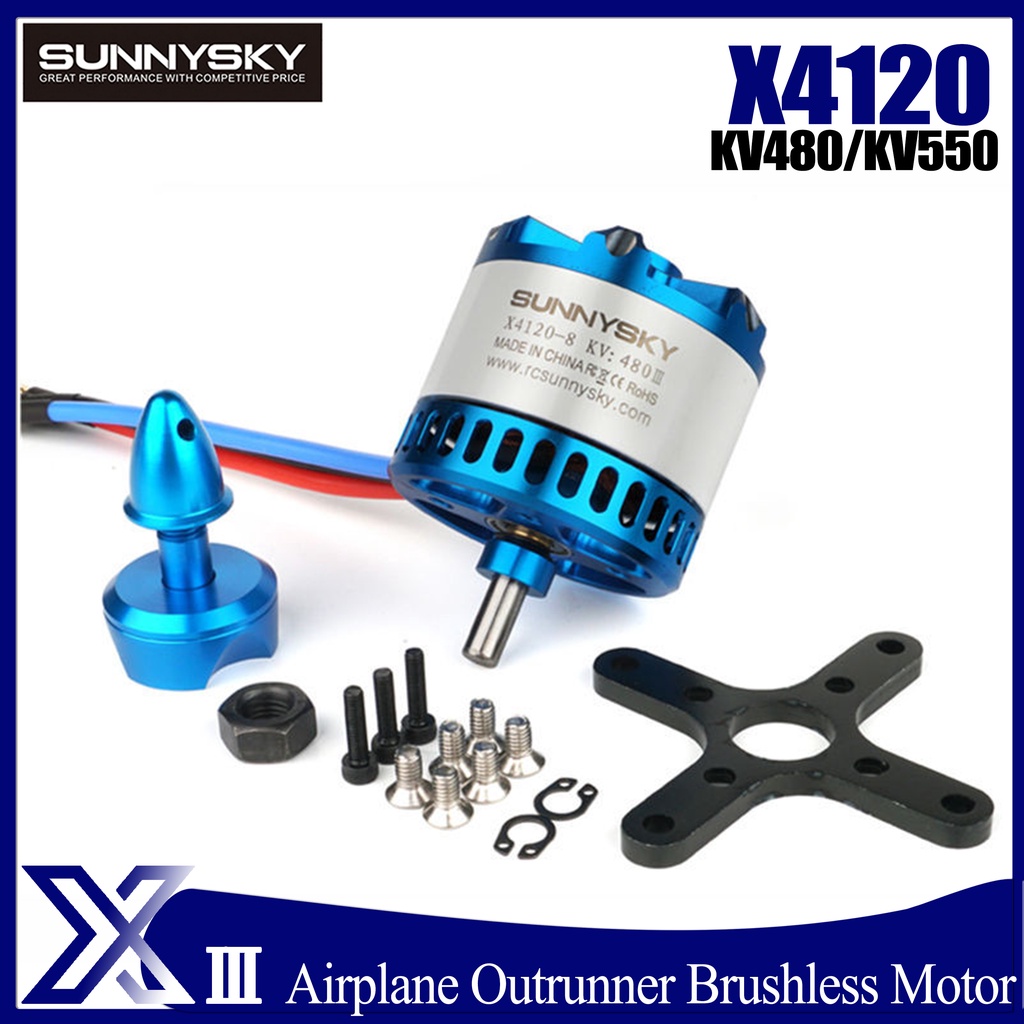 SUNNYSKY X4120-Ⅲ V3 4120 480KV 550KV 650KV Brushless Motor for 70E ...
