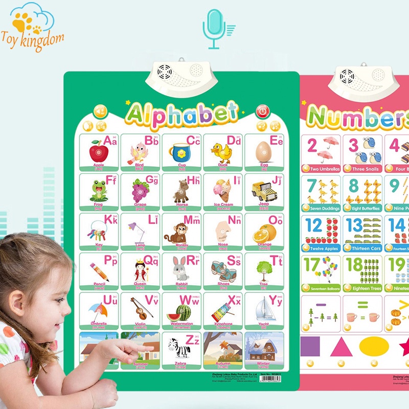 Baby Electronic Interactive Alphabet Voice Wall Chart Poster ...
