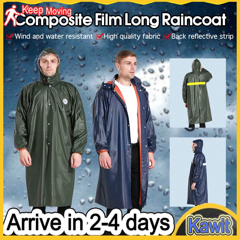 Poncho Raincoat For Motorcycle Reflector Makapal Kapote Cape Rain Coat ...