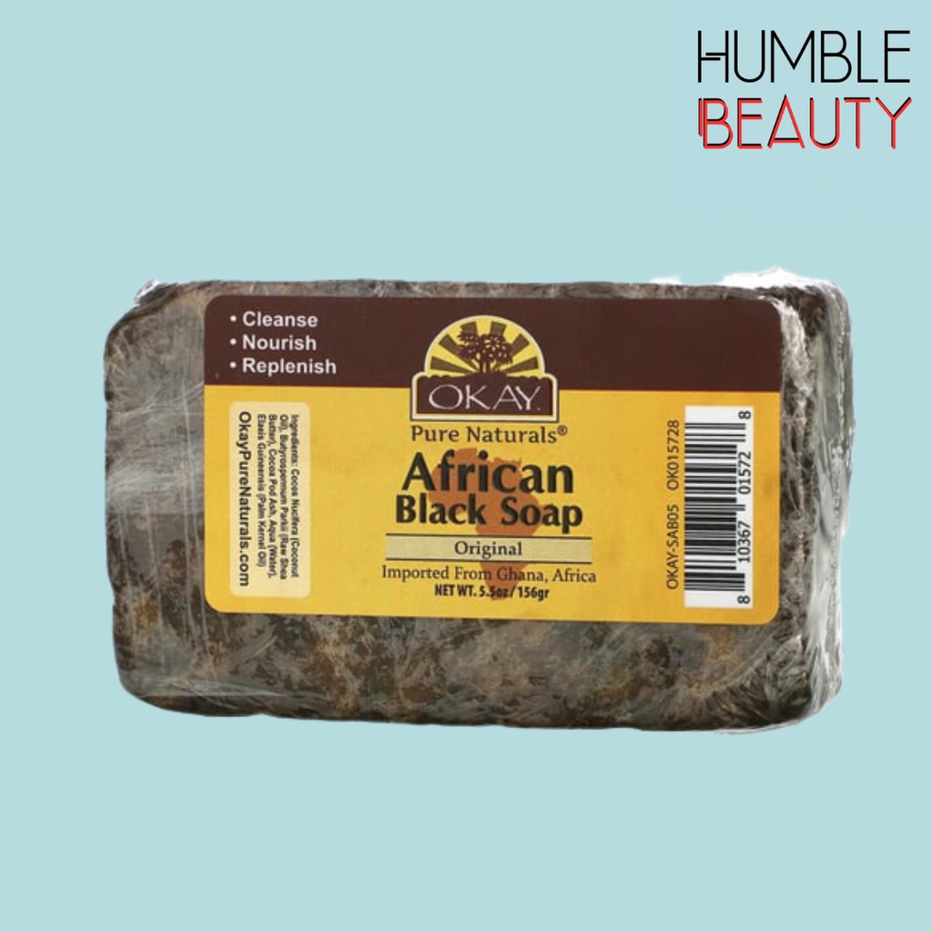 Humble Beauty | Okay Pure Naturals, African Black Bar Soap, Original, 5 ...