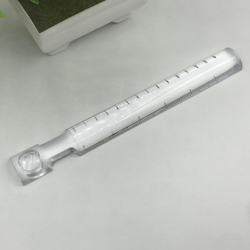 Magnifying glass ruler handheld acrylic magnifying glass portable strip ...