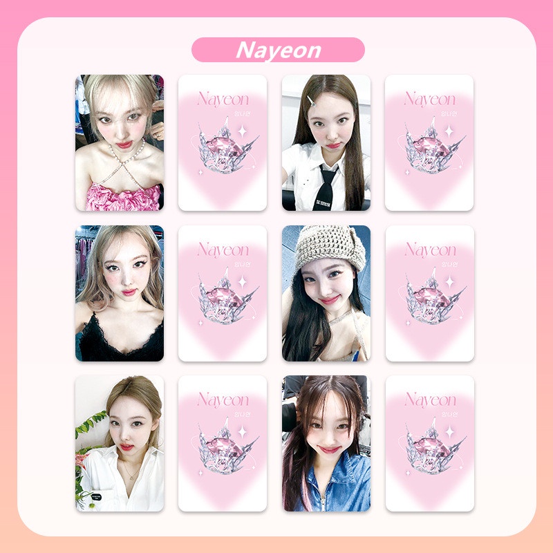 6pcs/set TWICE Photocards Momo Sana Mina Jihyo Dahyun Tzuyu Nayeon Jeongyeon Chaeyoung Lomo Card ...
