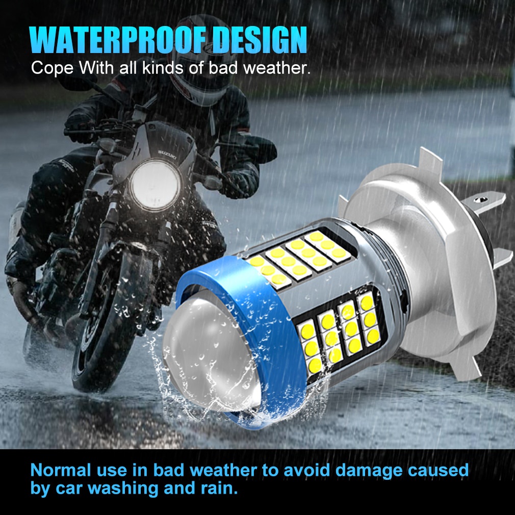 360° LED Light For Motorcycle Mini Driving Light Spot Light M5 T19 P15D H4 H6 headlight DC12V ...