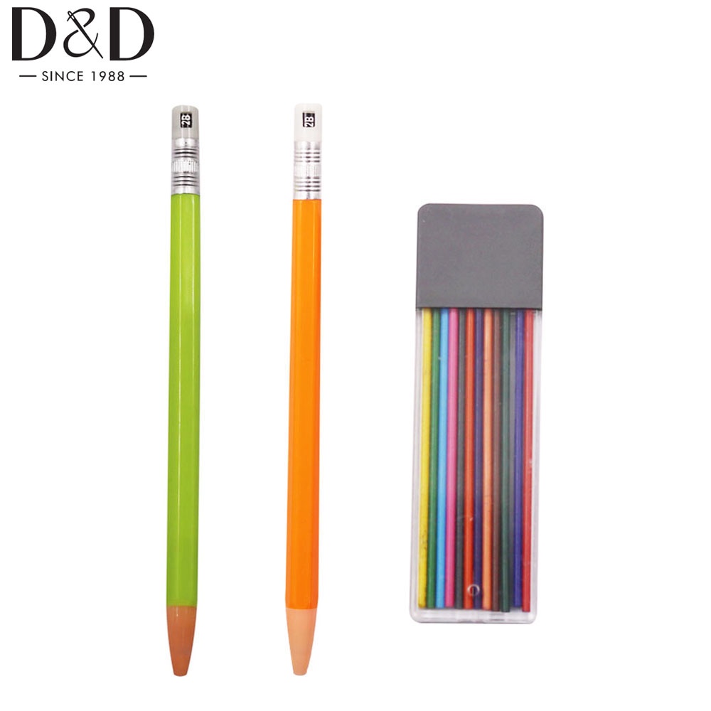 2 Sketch Pencils+1 Box of Colored Refill Sewing Markers Tailor Chalk ...
