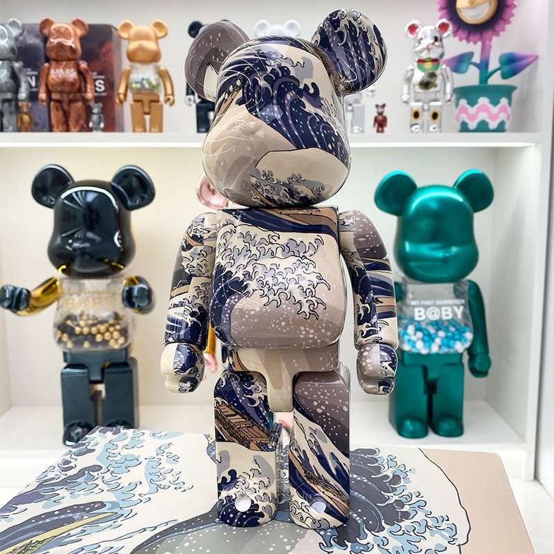 bearbrck 400% Kubrck Violent Trendy Play Building Block Gloomy Kanagawa ...