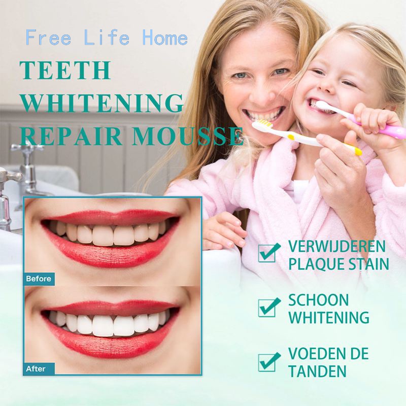 Foam toothpaste fresh breath whitening toothpaste teeth anti-moth oral ...
