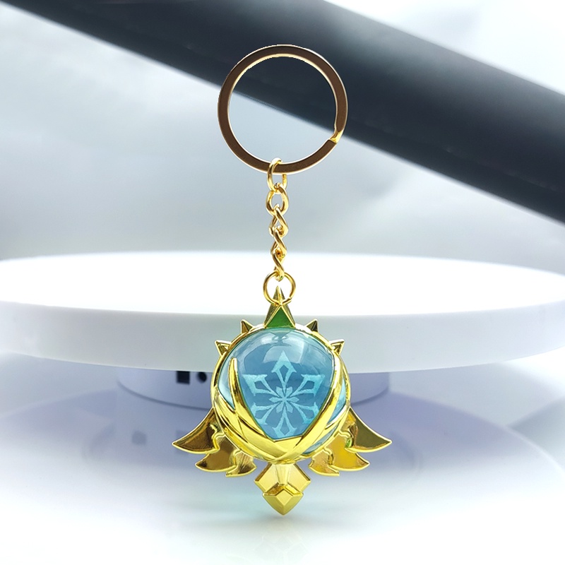 Game Genshin Impact Visions Keychain Sumeru Mondstadt Liyue Inazuma ...
