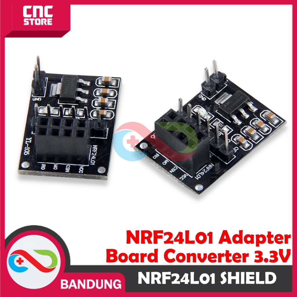 Nrf24l01 SHIELD SOCKET ADAPTER BOARD CONVERTER 3.3V | Shopee Philippines