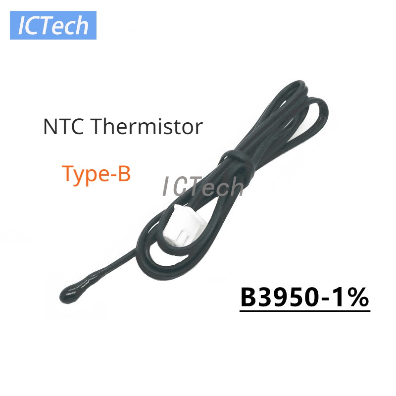 NTC Thermistor Temperature Sensor Waterproof Probe Wire 1% 5K 10K 20K ...