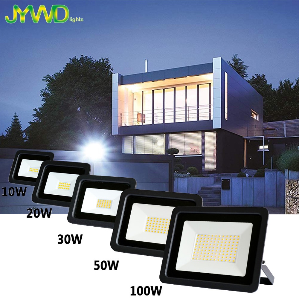 30W 50W 100W LED Flood Light Waterproof IP65 Spotlight Wall Lamp Outdoor Lighting Warm Cold ...