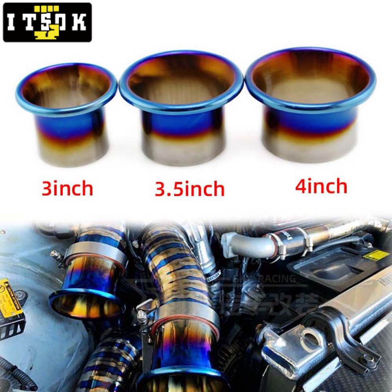 【ITSOK】3"/3.5"/4" Brunt Blue Cold Air Intake System Velocity Stack Kit ...