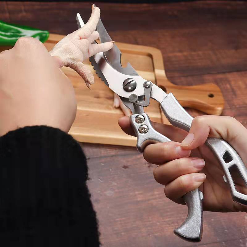 JAPAN Multifunction Kitchen Scissors Heavy Duty Stainless Steel Kitchen ...