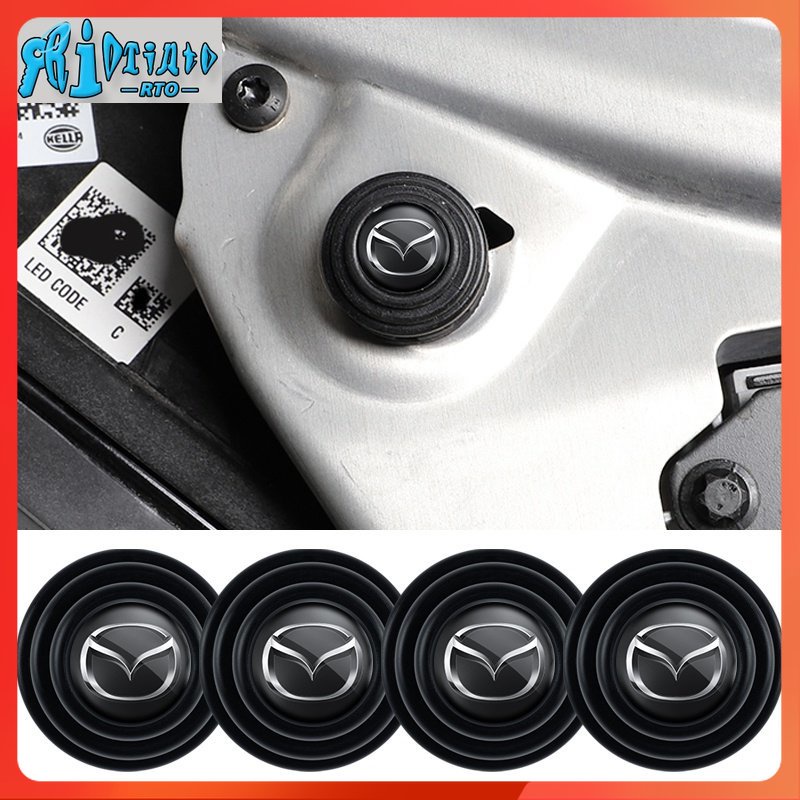 RTO [Thicken] Mazda Car Shock Absorber Gasket Car Door Sound Insulation ...