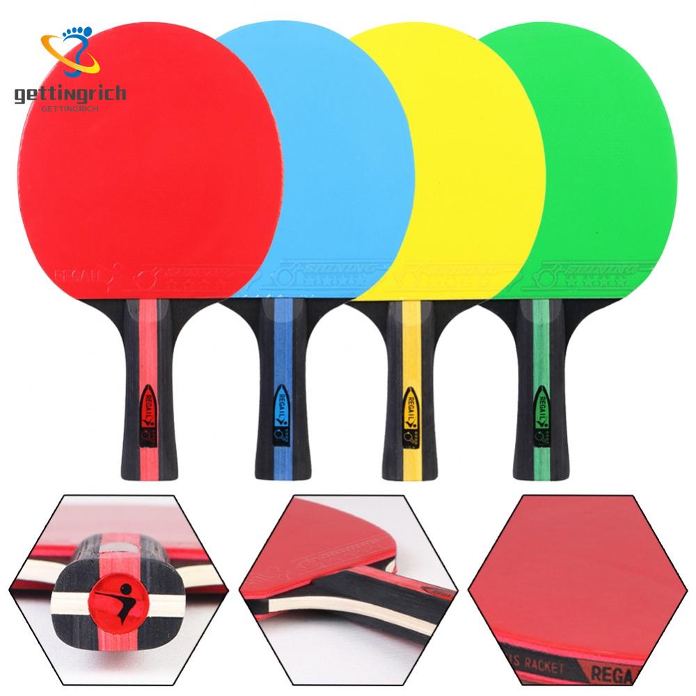 High Quality Table Tennis Racket 7 Ply Wood All-round Type Paddle Long ...