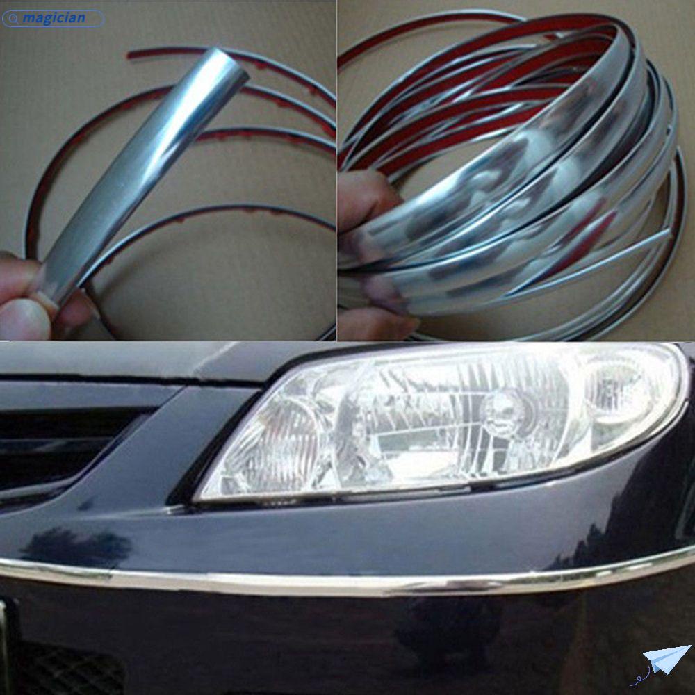 MAG Car Body Chrome Strip 3m Length Auto DIY Styling Adhesive Sticker ...