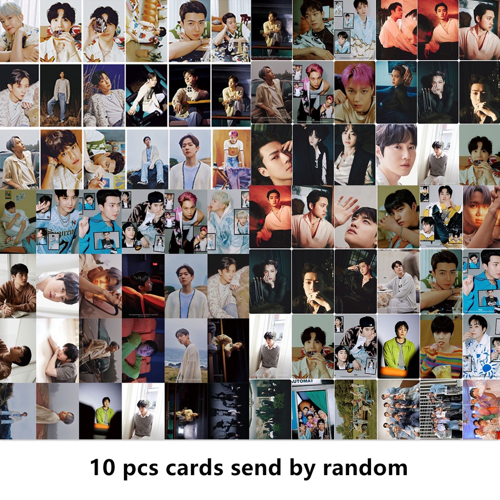 10pcs/set Photocards BT-S STRAY KIDS TWICE LE SSERAFIM BP EXO AESPA GIDLE EN ITZY IVE ZB1 Lomo ...