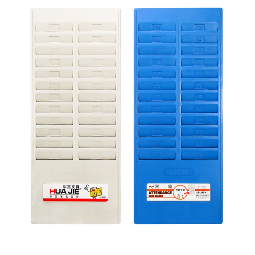 COD Attendance Card Holder Time Card Holder Timecard Rack 24 Pocket ...