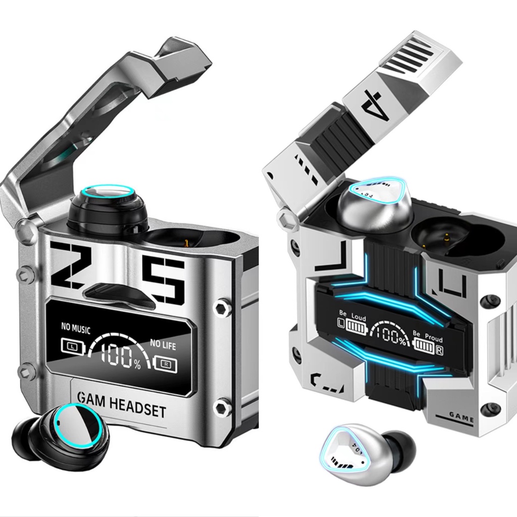 TZUZL Gaming Headphone TWS Mechanical Gaming Earbuds Wireless Bluetooth ...