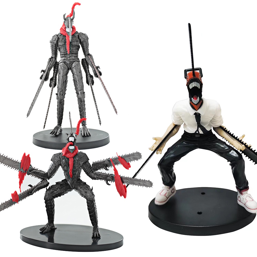 Chainsaw Man Denji Samurai Sword Action Figure Toys Doll Model | Shopee ...