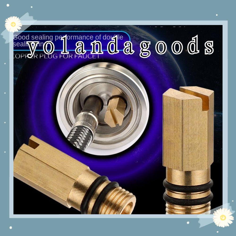 YOLA 3pcs Faucet Plug, Useful Blanking Plug, Cold And Hot Hose Faucet ...