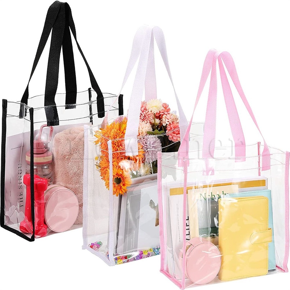 PVC Transparent Storage Bag Washing Bags Travel Commute Cosmetics ...