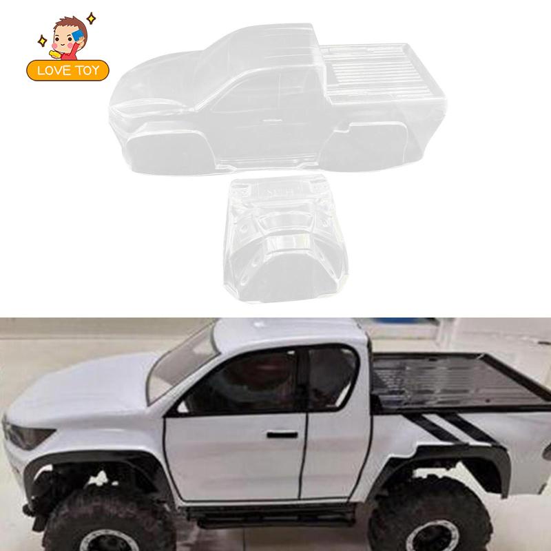 [Whgirl] 1:10 313mm Wheelbase Body Car Shell, Transparent RC Pickup ...