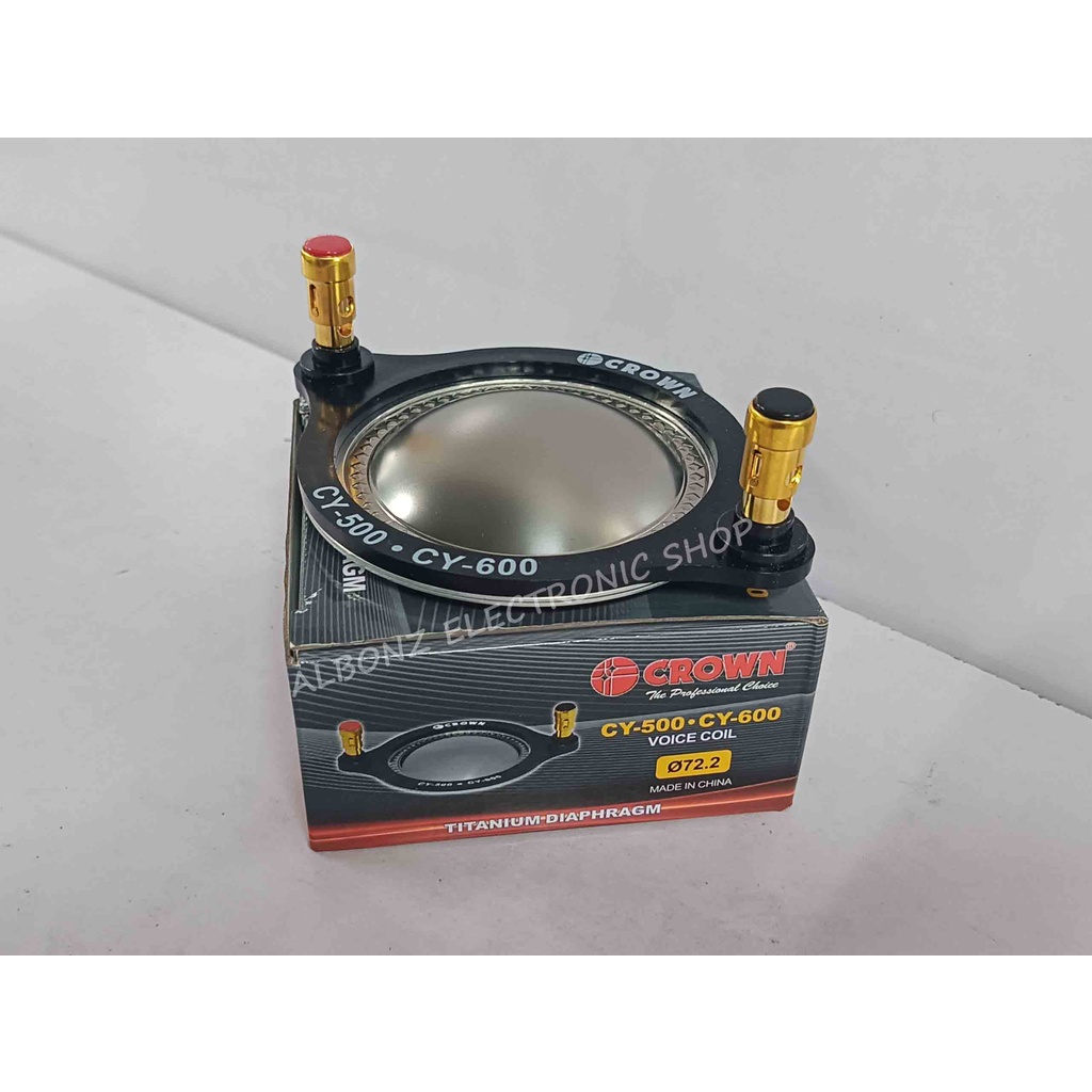 Crown Voice Coil CY-500 / CY-600 Titanium Diaphragm (Original) | Shopee Philippines