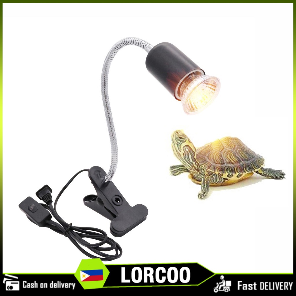 Reptile Light Stand Set UVB Lamp Clip-On Lamp Holder Turtle Tortoise ...