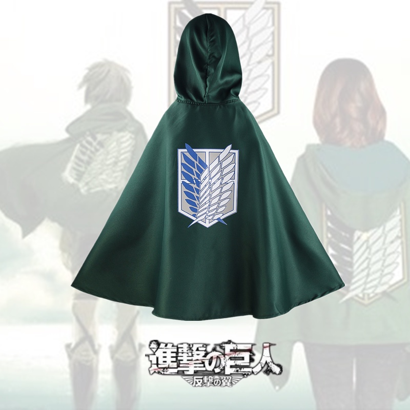 Attack on Titan Cloak Halloween Adult Cosplay Costume, Freedom Legion ...