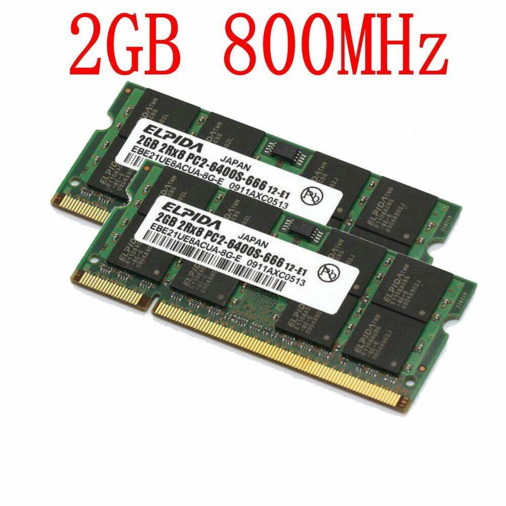4GB 2x 2GB For Dell Latitude E4200 E5400 E5500 E6400 E6500 XFR D630 ...