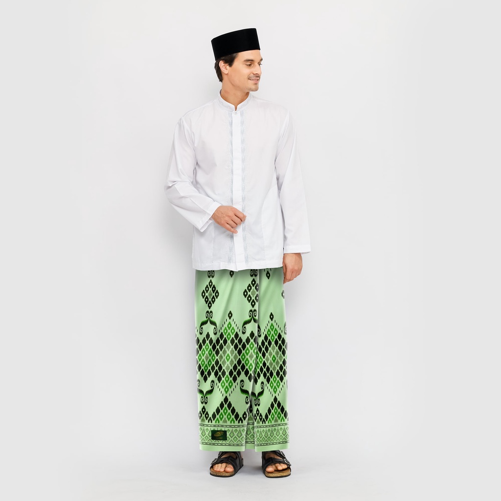 HIJAU Favorite ATLAS cover with light green BHS KWG Motif | Shopee ...