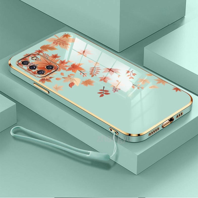 Casing maple leaves Samsung A31 4G TPU Phone Case Ultra-thin ...