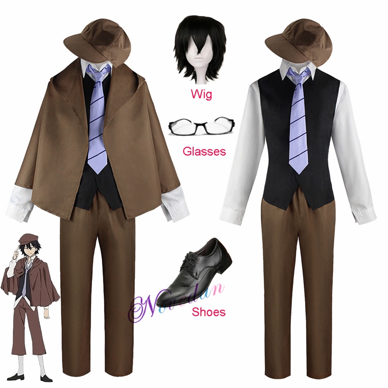 Bungou Bungo Stray Dogs Cosplay Edogawa Rampo Cosplay Costume Shoes ...