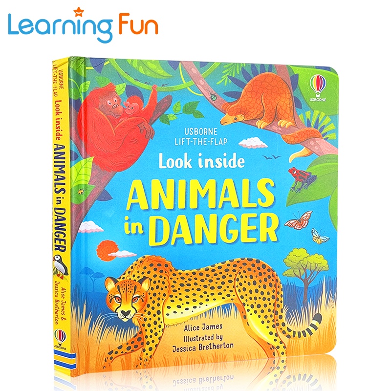 Usborne Look Inside Animals In Danger Picture Books for Children Kid ...