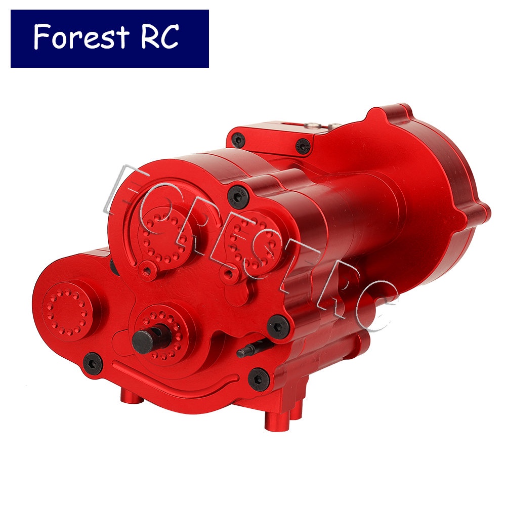 Complete Metal SCX6 2 Speed Gearbox Transmission Box with Gear for 1/6 ...