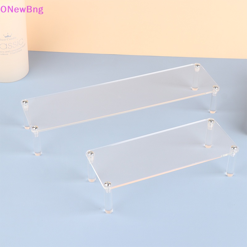 ONew Acrylic Display Stand Clear Display Riser Rack for Cupcake, Doll ...