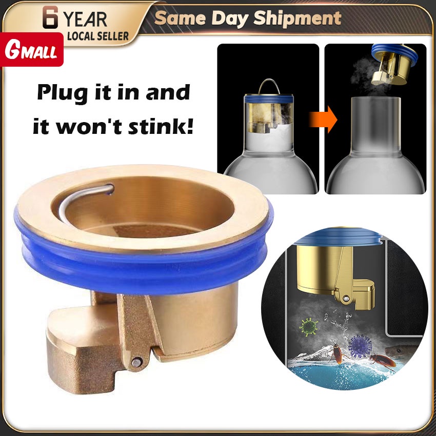 Copper Gravity Floor Drain Core Stopper Insectproof Anti-odor for ...