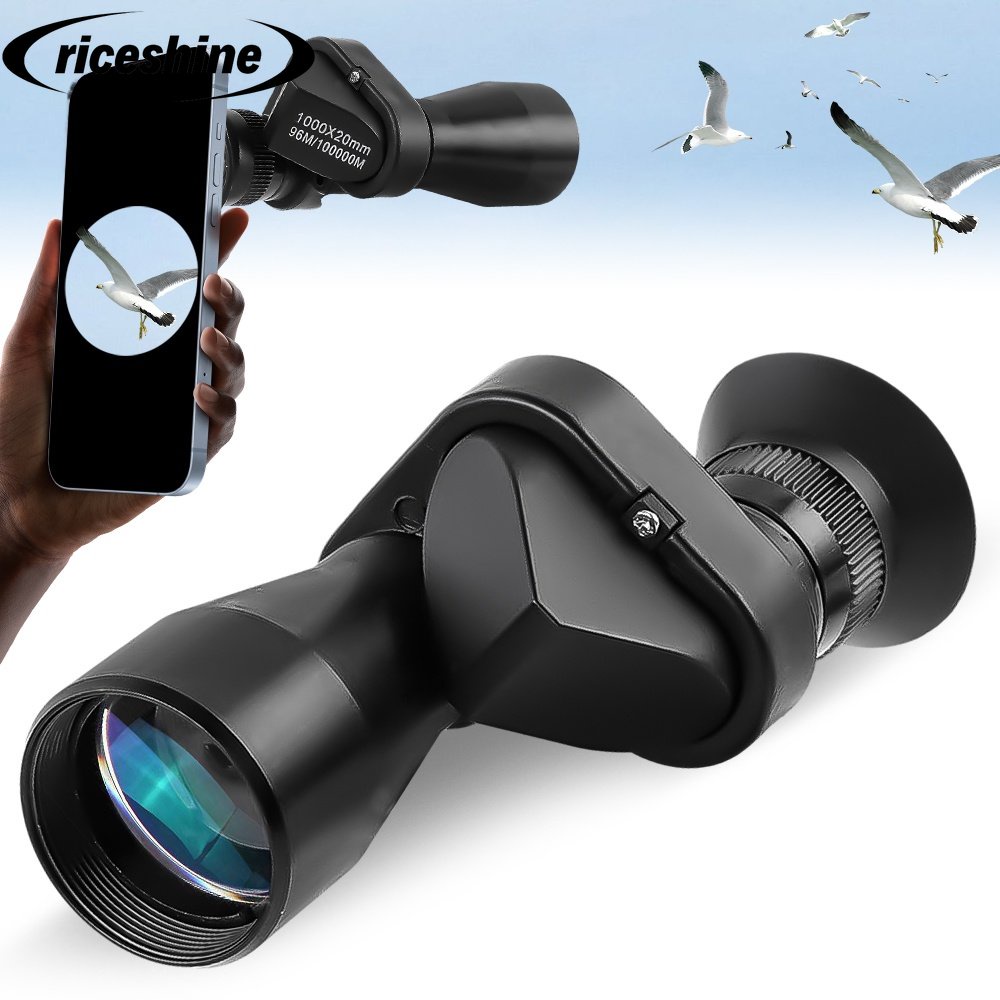 Mini Pocket Monocular Telescope Portable 1000X20 Telescope with Storage ...