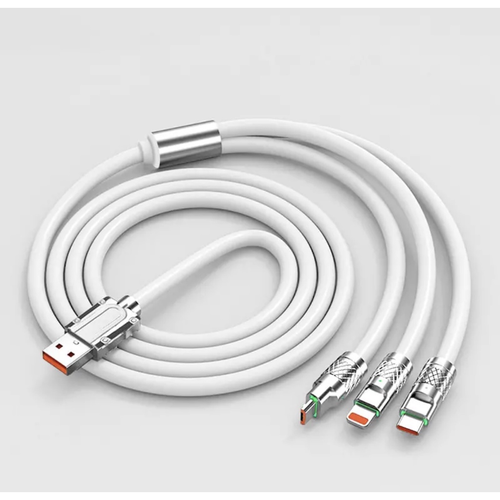 CCL PH 3IN1 Charging Cable 120W 6A Super Fast Charger USB Protection ...