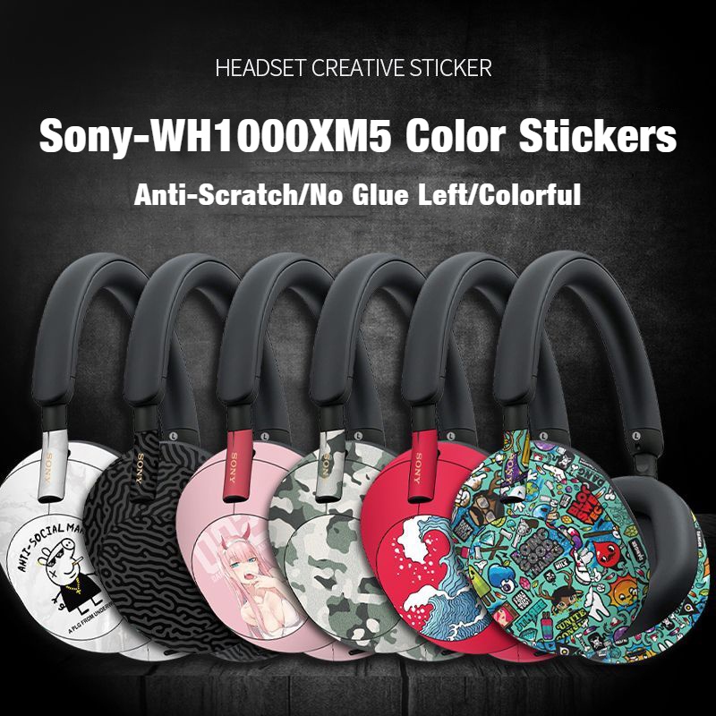 Sony WH-1000XM5 Headphone Sticker Protector Film Creative Sony Earphone ...