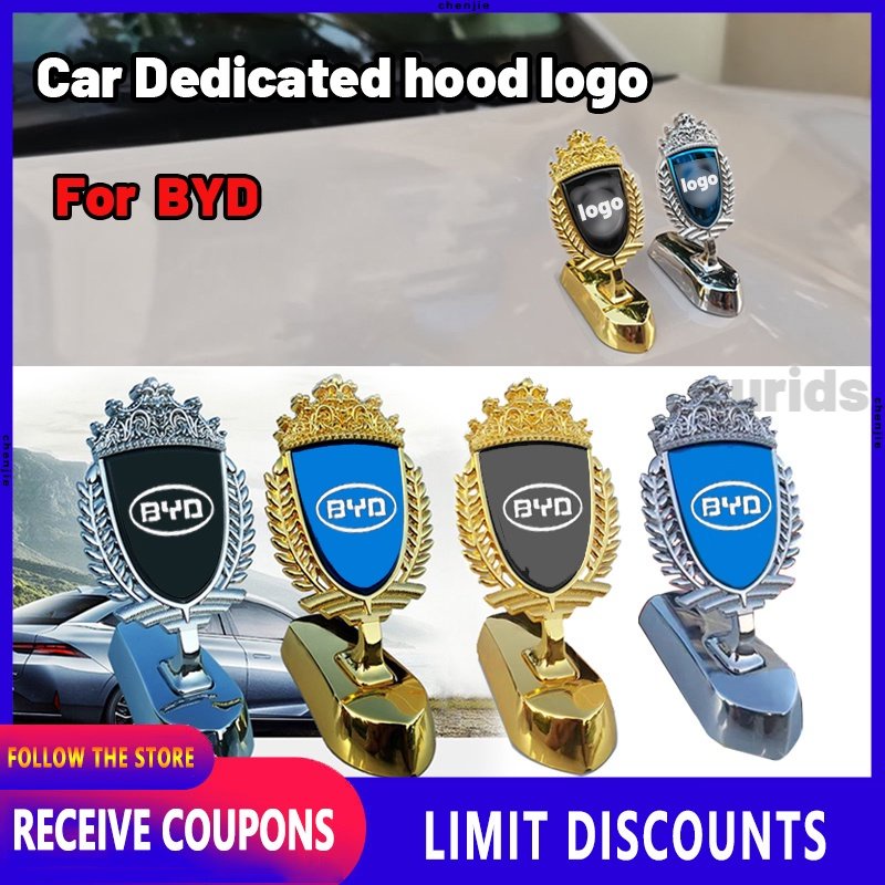 High quality Metal Car Front Hood Bonnet Sticker Angle Wings Emblem ...