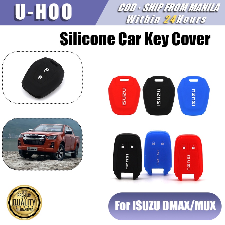 Silicone ISUZU D-MAX MUX Key Cover Smart Entry Keyless Remote Key Case ...