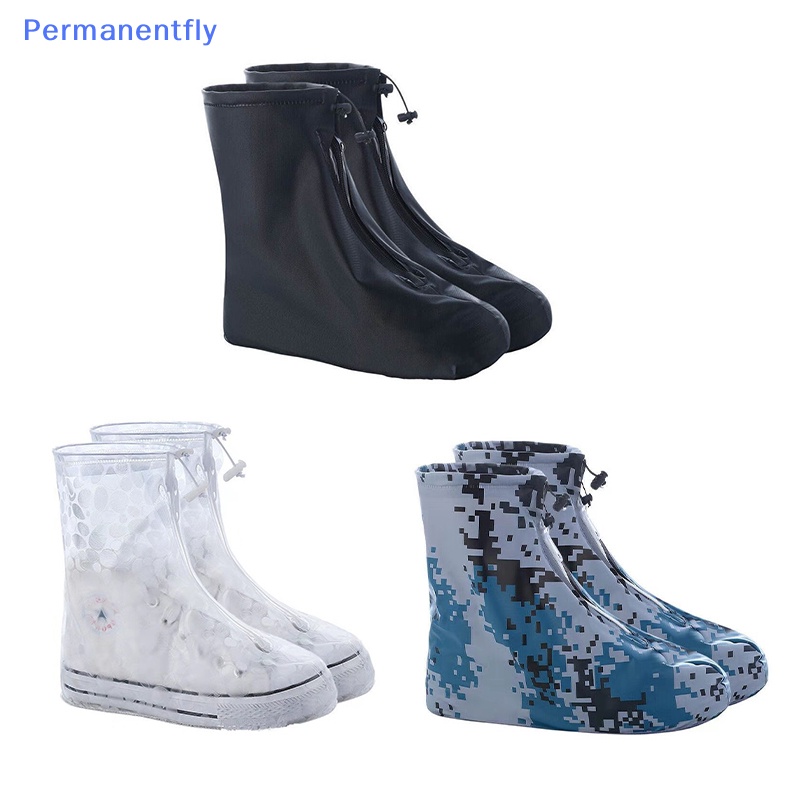 Permanentfly Reusable Rain Boot Cover Non-slip Wear-resistant Thick ...