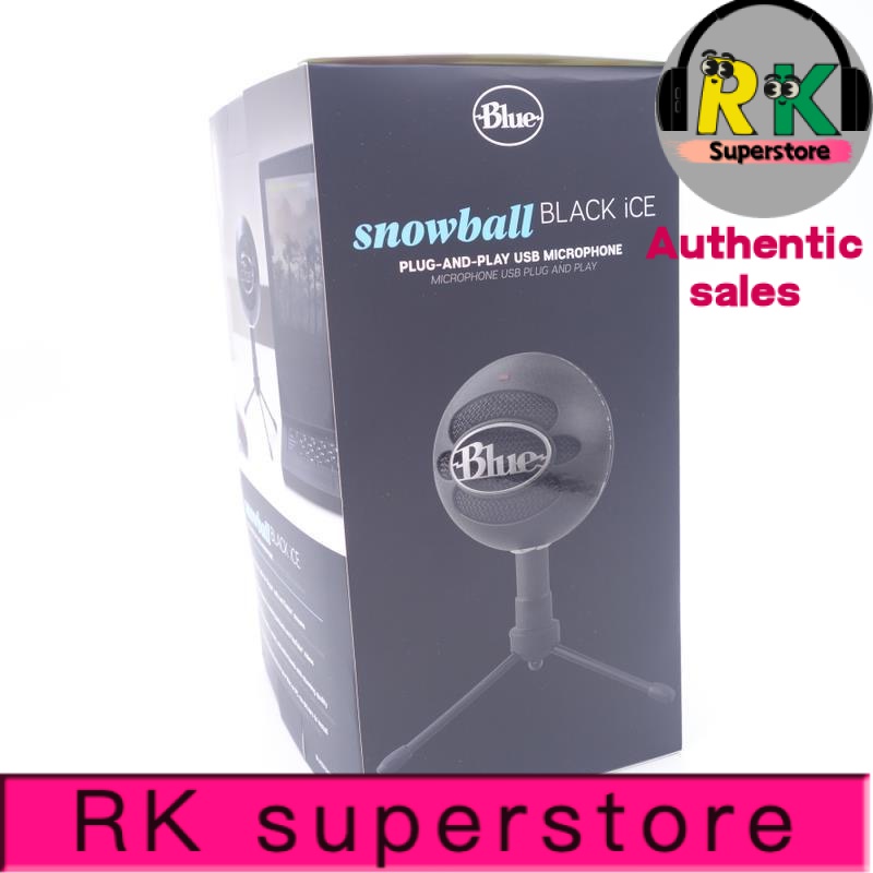 Logitech Blue Snowball iCE USB Microphone Streaming Cardioid Condenser ...