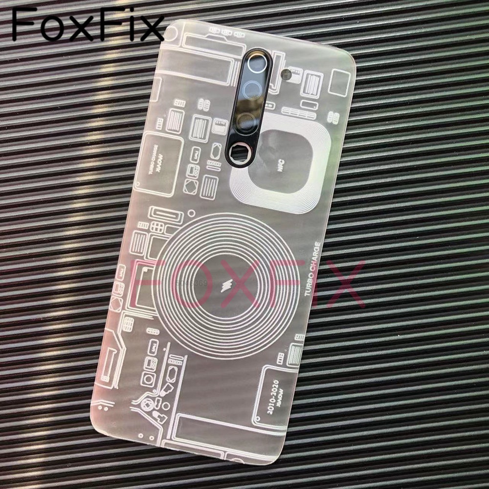 Plastic Back Cover For Xiaomi Redmi Note 8 Pro Battery Door Rear ...