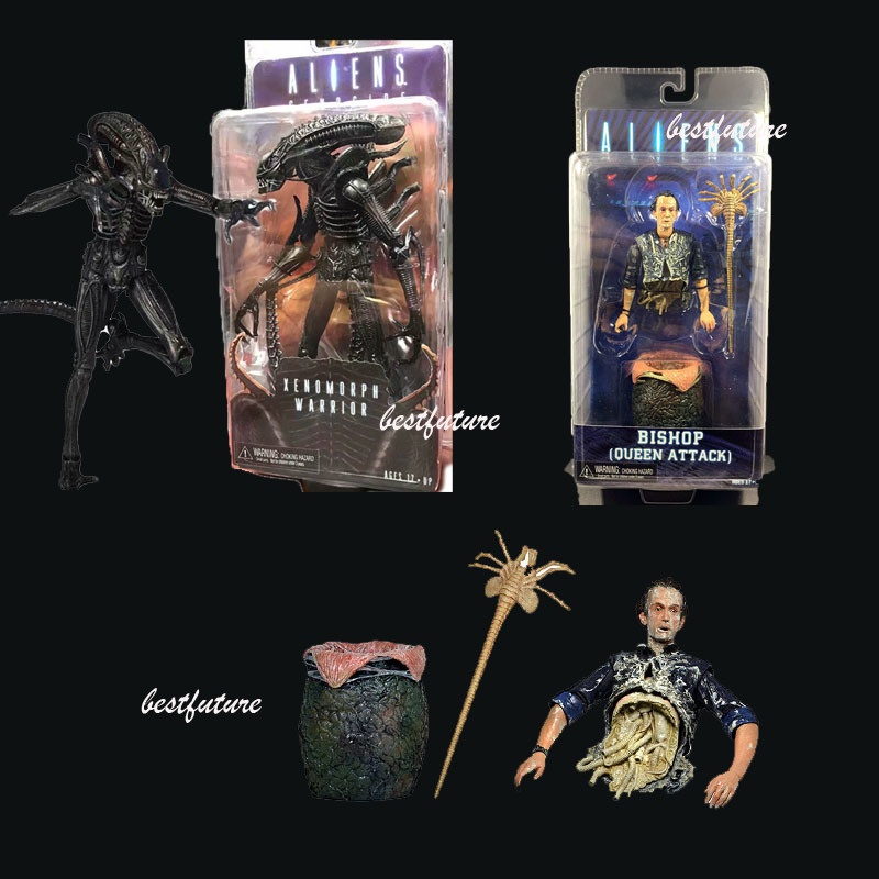 NECA Xenomorph Warrlor Bishop Queen Attack Alien: Covenant Action ...
