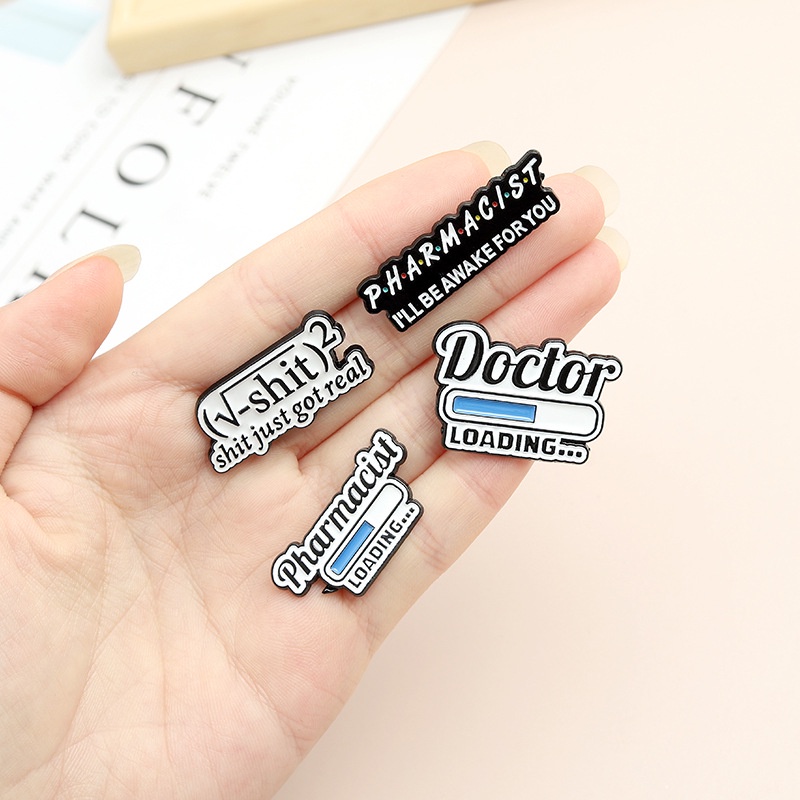 Love Science Enamel Pin Brooches Formula Student Enjoy Math Brooch Test ...