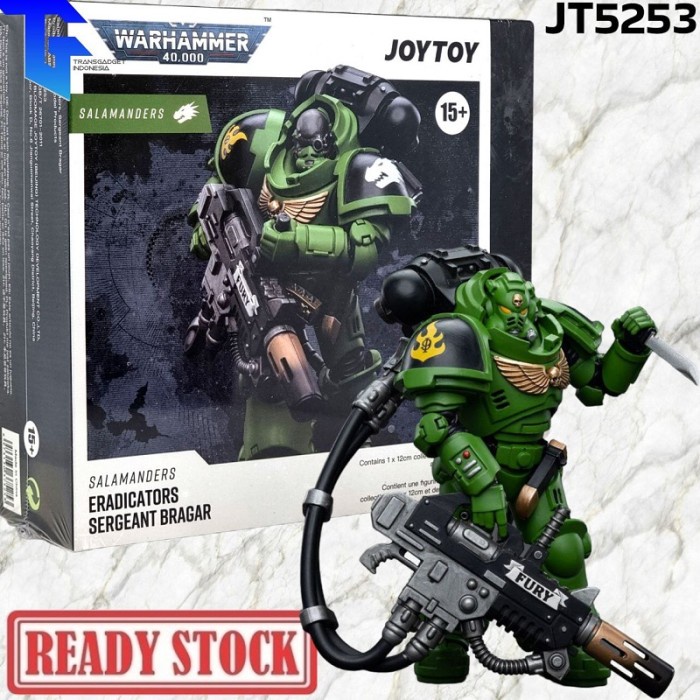 JOYTOY 1/18 Warhammer 40K Salamanders Eradicators Sergeant Bragar ...
